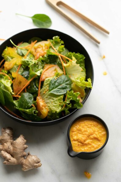 Japanese Ginger Salad Dressing Recipe - Hungry Huy