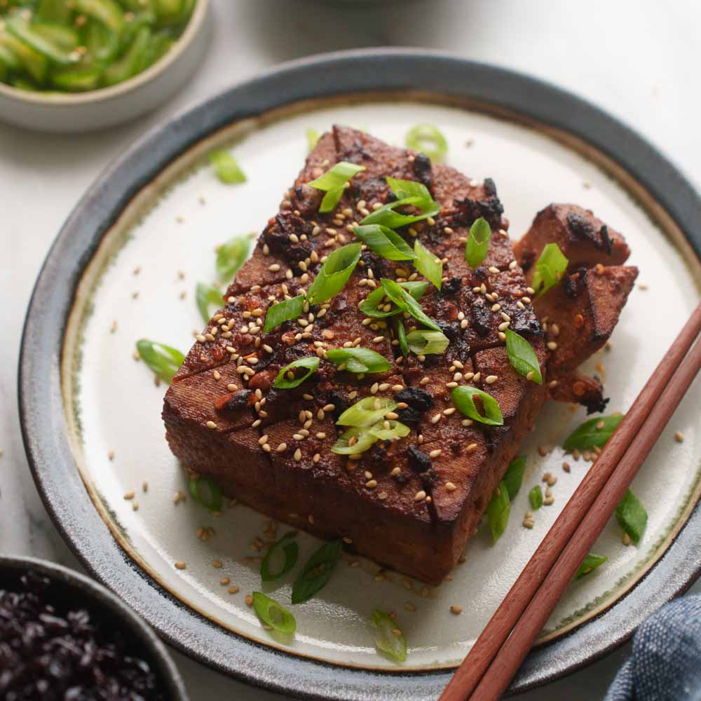 Marinated & Baked Tofu (Flavor-packed Asian style recipe) - Hungry Huy