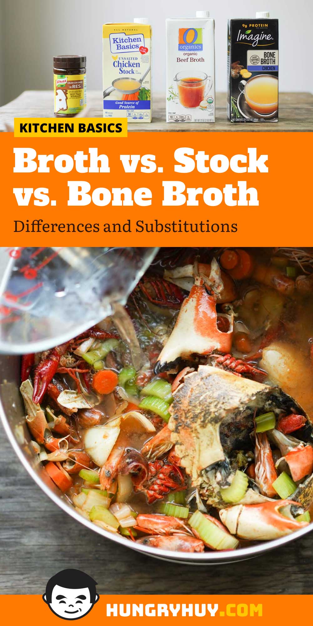 Broth vs. Stock vs. Bone Broth (Differences & Substitutions)