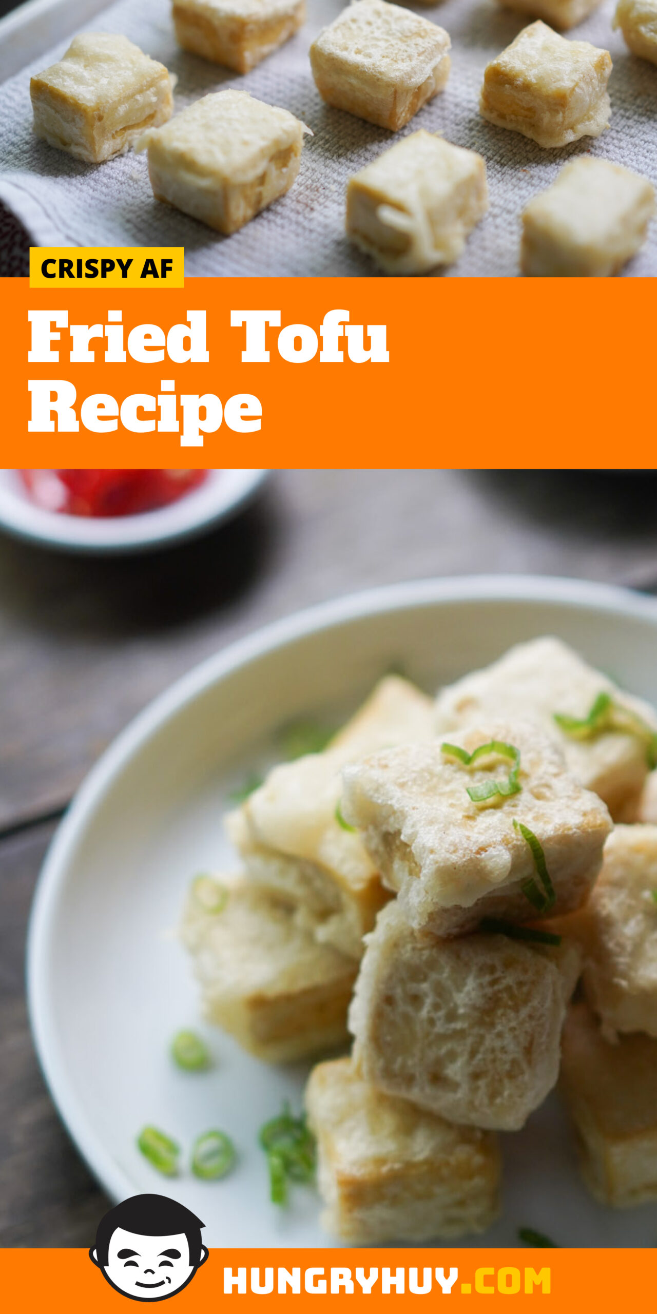 Crispy Fried Tofu Recipe - Hungry Huy