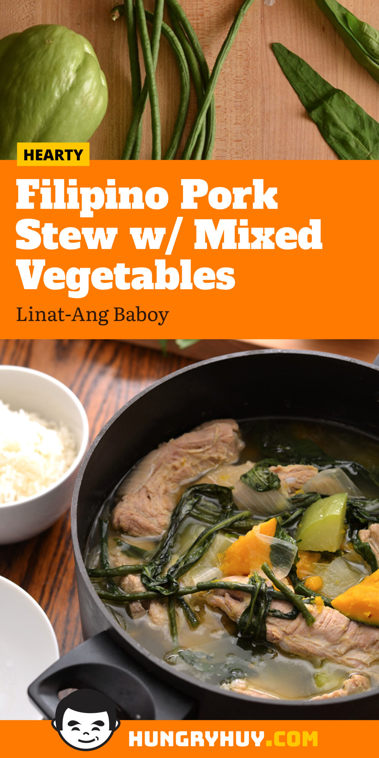 Filipino Pork Stew w/ Mixed Vegetables (Linat-Ang Baboy)