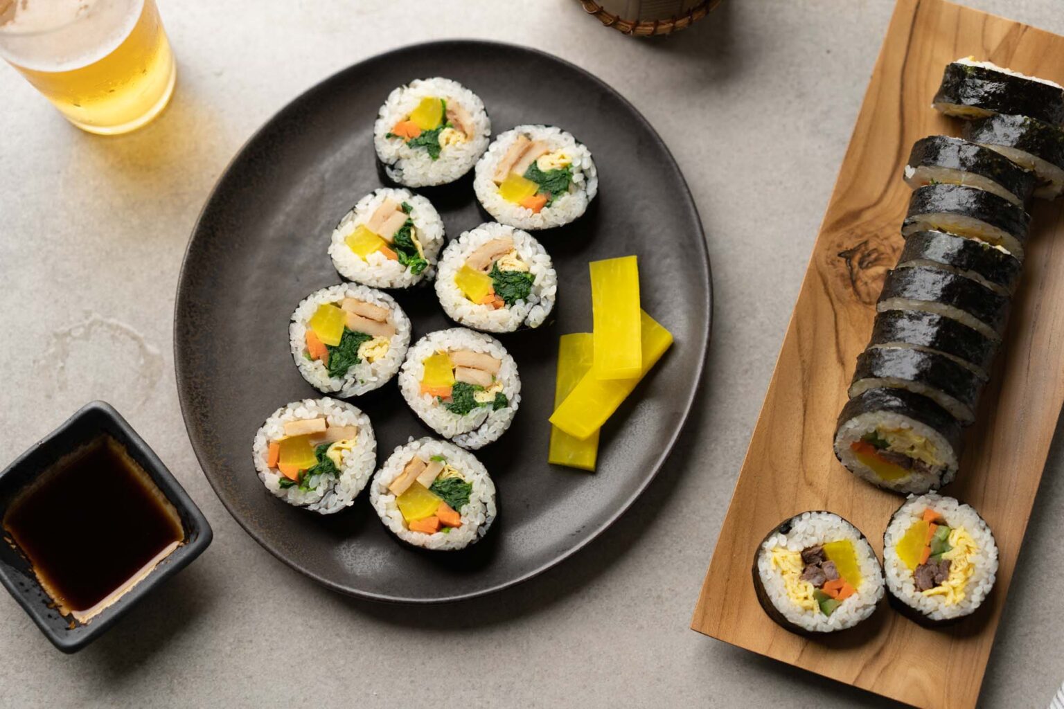 Kimbap Recipe (Korean Seaweed Rice 'Sushi' Rolls) - Hungry Huy