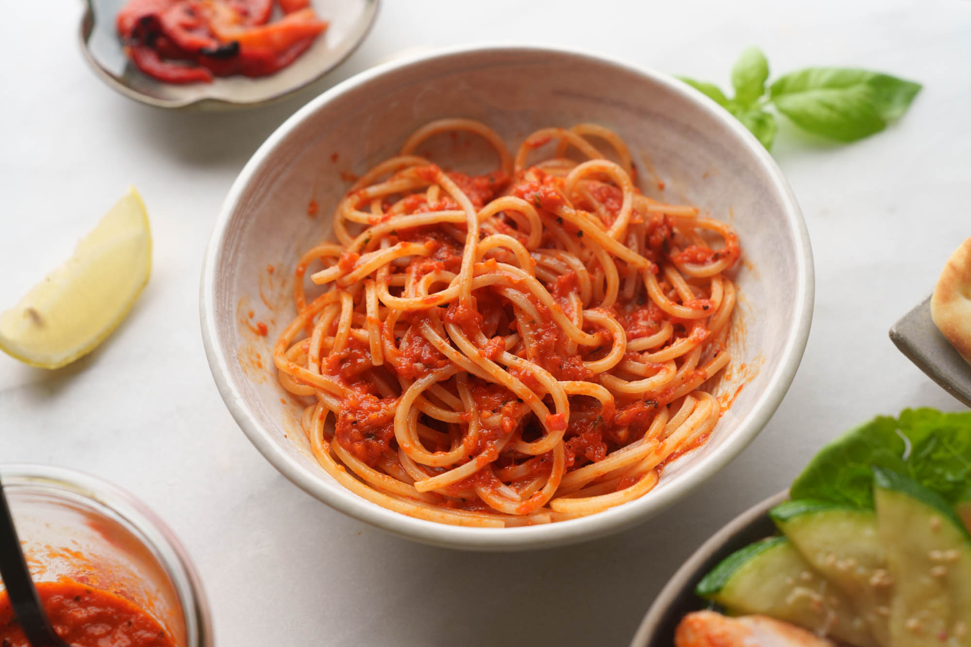 Roasted Red Pepper Sauce Recipe - Hungry Huy