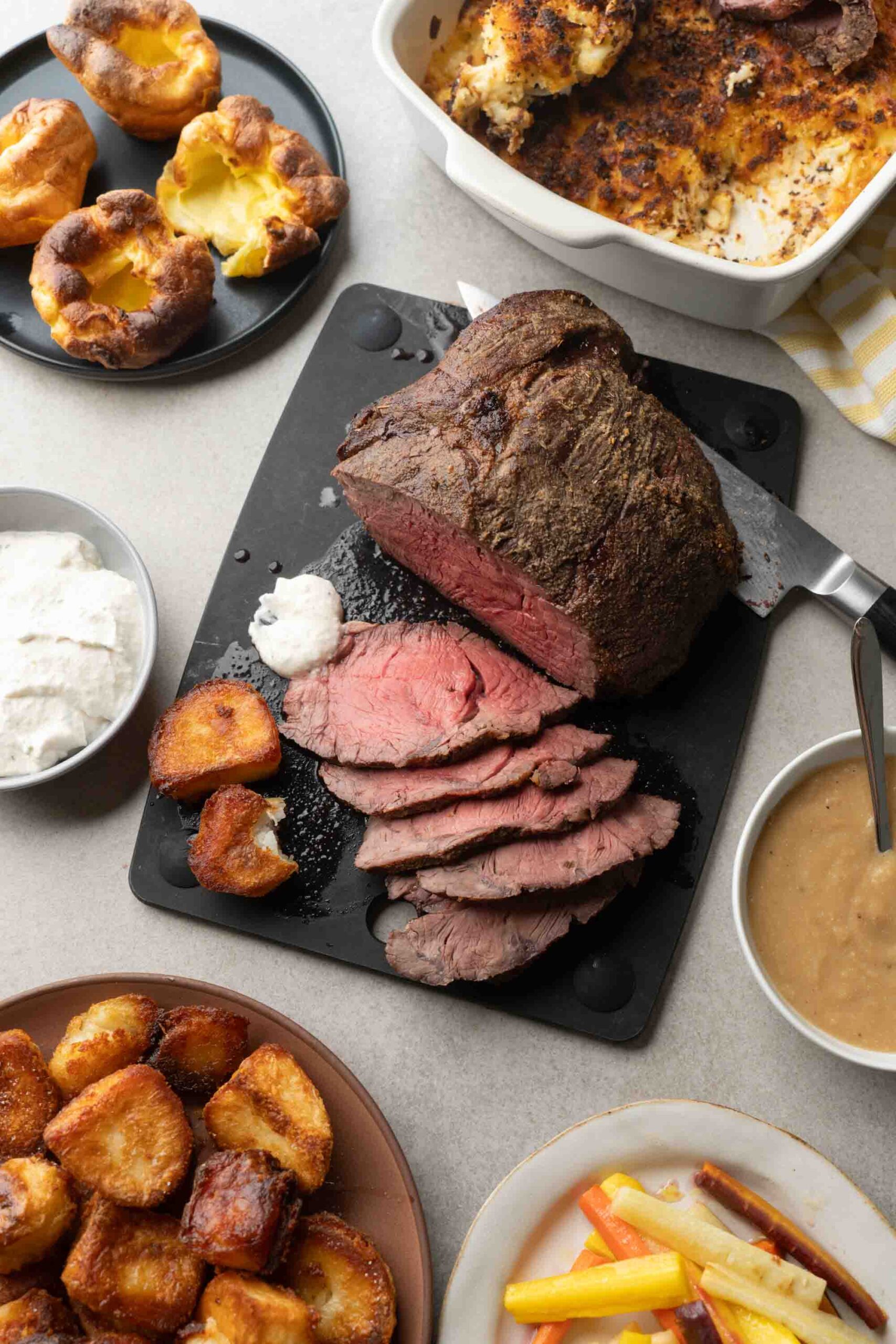 Sunday Roast Recipe (Beef Roast & ALL The Sides) - Hungry Huy
