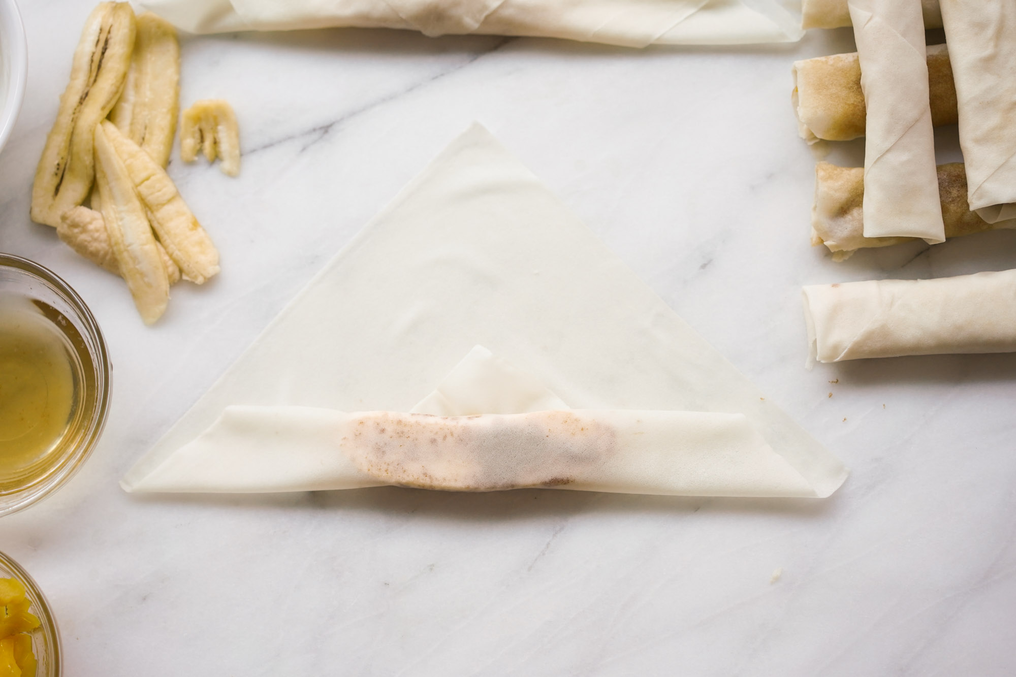 Turon Recipe Filipino Banana Lumpia W Caramel Hungry Huy