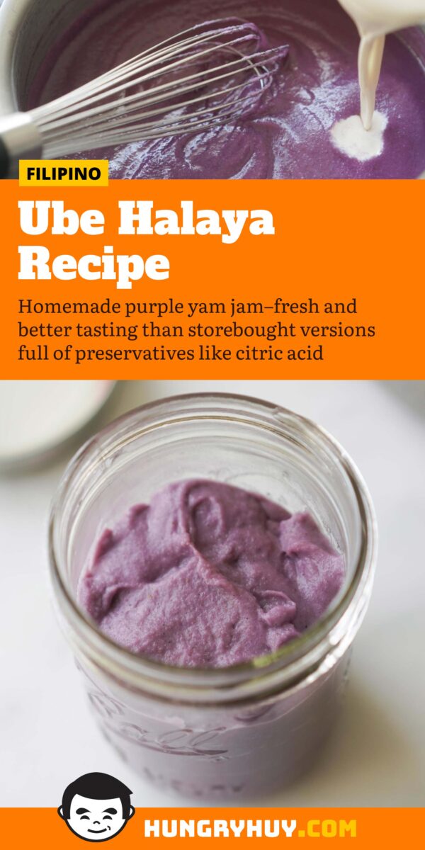 Ube Halaya Recipe (Homemade Purple Yam Jam) - Hungry Huy